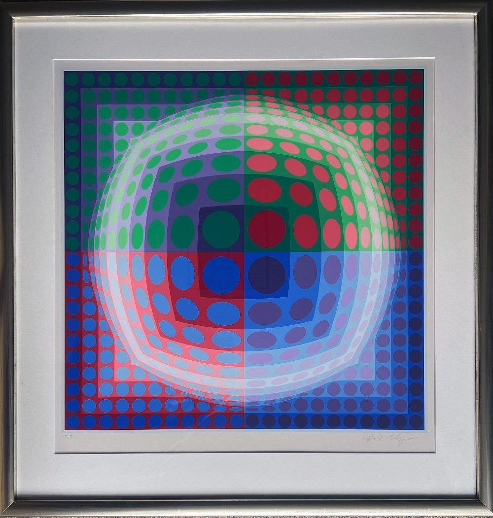 Victor Vasarely | Untitled - Op-Art (Circa 1974) | MutualArt