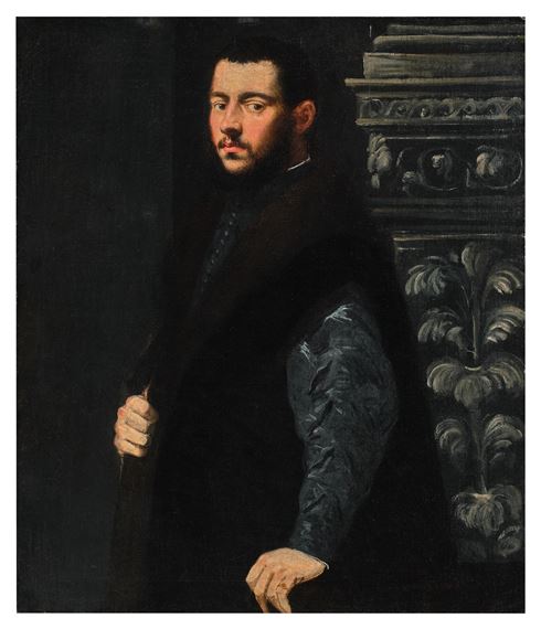Jacopo Tintoretto | Portrait of a Young Man Wearing a Fur-Lined Cloak ...