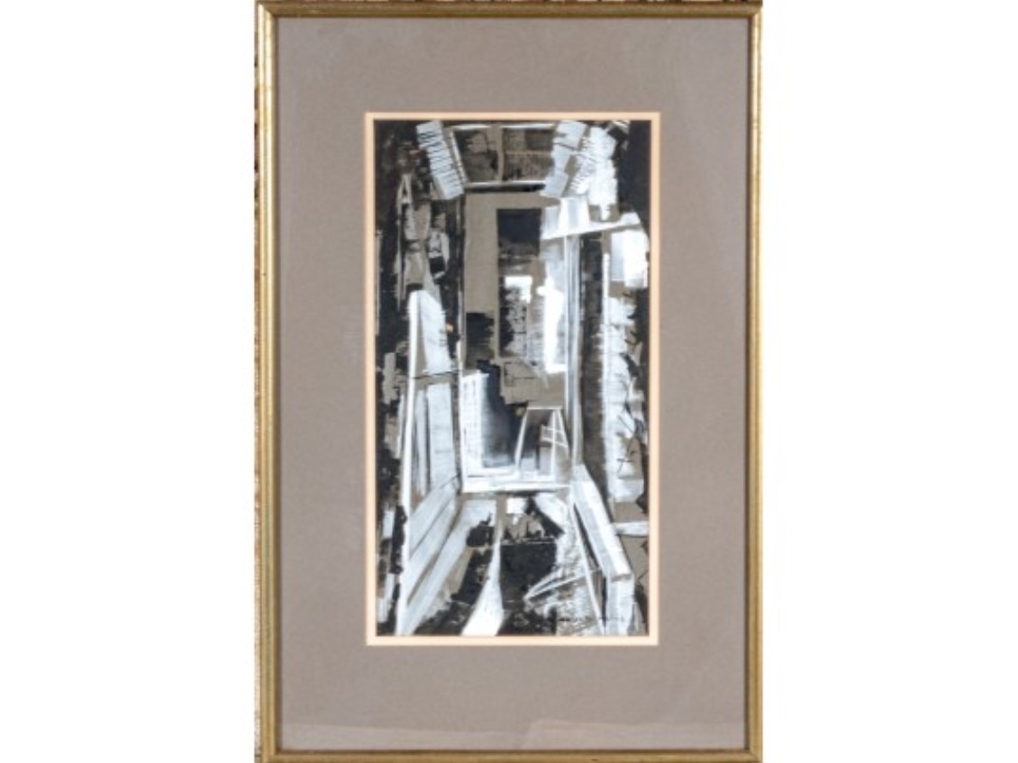 Louise Kalish | Cubist Style Abstract Interior | MutualArt