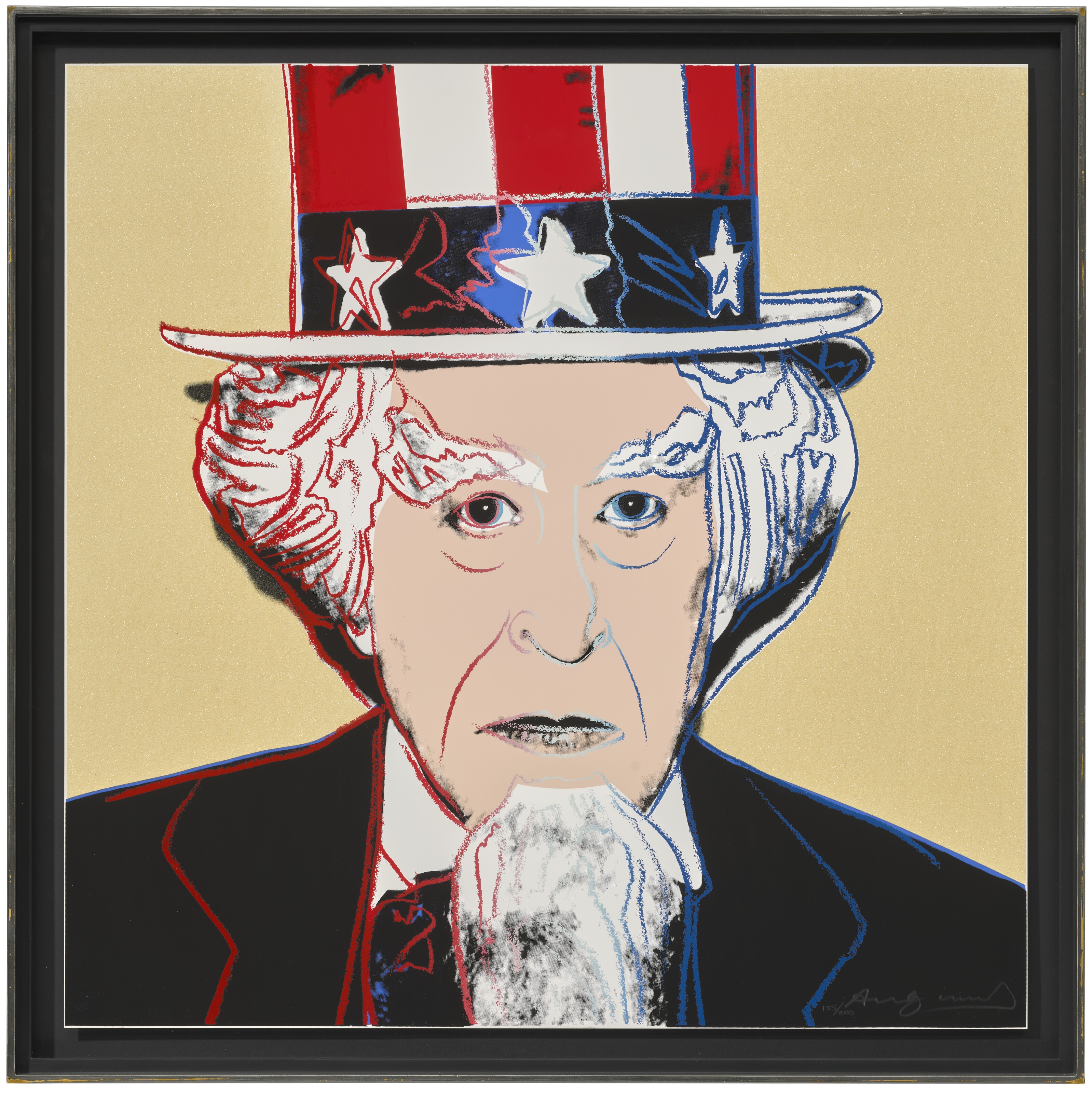 Andy Warhol | Uncle Sam, from Myths (1981) | MutualArt