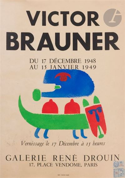 Victor Brauner | Poster for an exhibition of the artist's work at ...