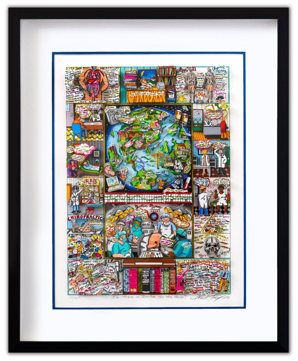 Charles Fazzino | Charles Fazzino- 3D Construction Silkscreen Serigraph ...