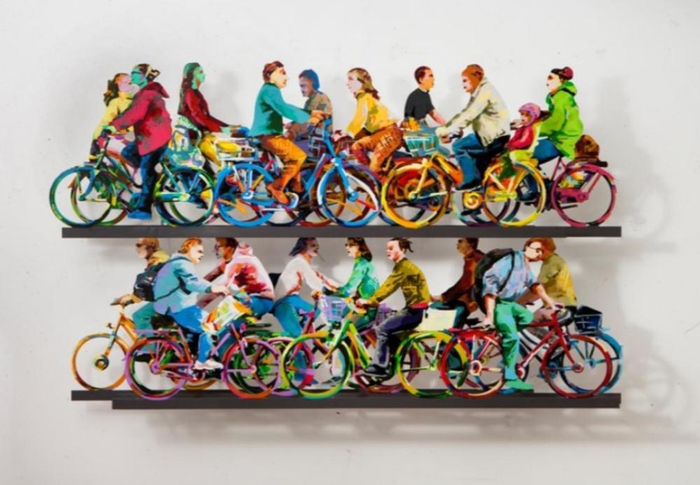 David Gerstein | David Gerstein- Mixed Media Cutout Aluminum City ...