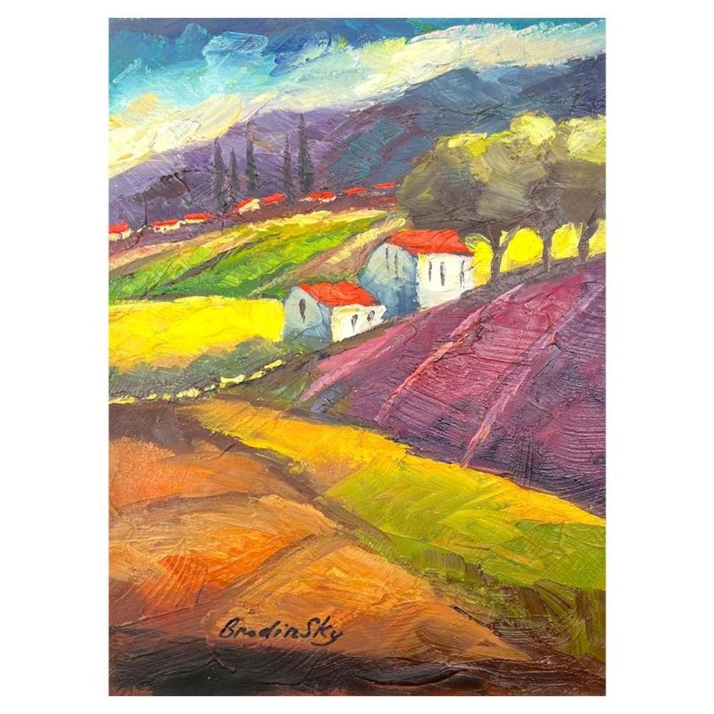 Slava Brodinsky | Slava Brodinsky Hand Signed Original Painting on ...