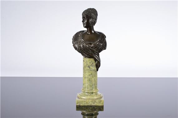 William Henry Tyler | A fine and rare late 19th century bronze of Queen ...