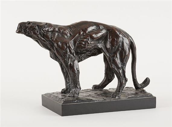 Albéric‏ Collin | Lionne feulant. | MutualArt