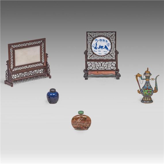 George Phoenix | A collection of various Chinese objects for a scholar ...