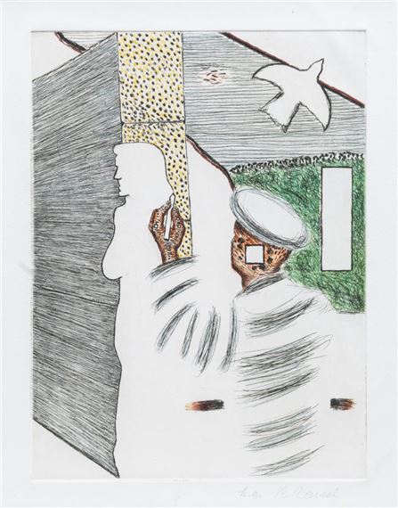 Roger Raveel | etching in colours | MutualArt