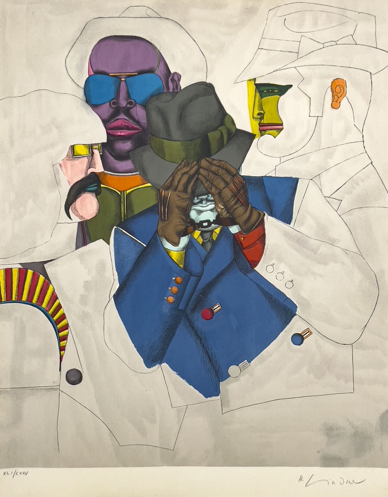 Richard Lindner | New York Men | MutualArt