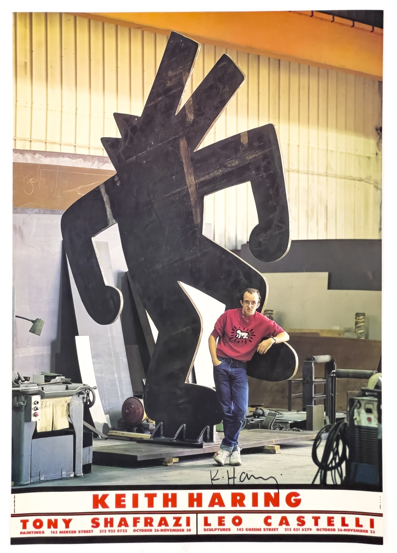 Keith Haring | Shafrazi/Castelli Gallery Poster (1985 (1985) | MutualArt