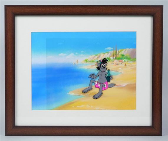 Svetozar Kuzmich Rusakov | The wolf on the beach | MutualArt