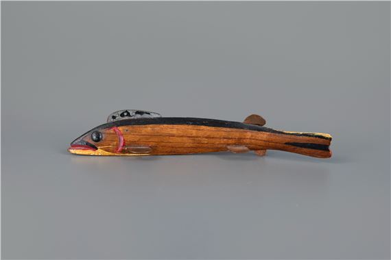 Oscar Peterson | Rare Fish Decoy with Wood Finish | MutualArt