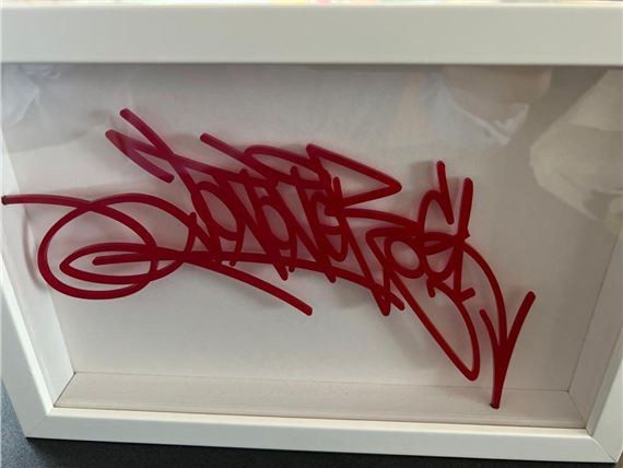 JonOne | Red Signature (2018) | MutualArt