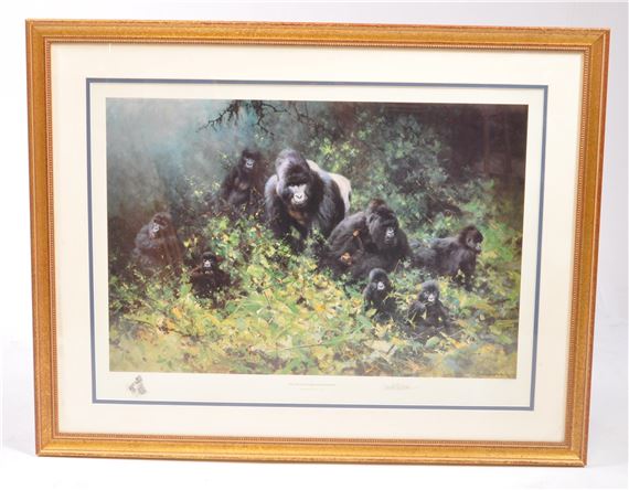 David Shepherd | The Mountain Gorillas of Rwanda | MutualArt