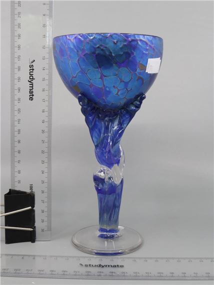 Colin Heaney | GOBLET WITH WAVE FORM STEM (1993) | MutualArt