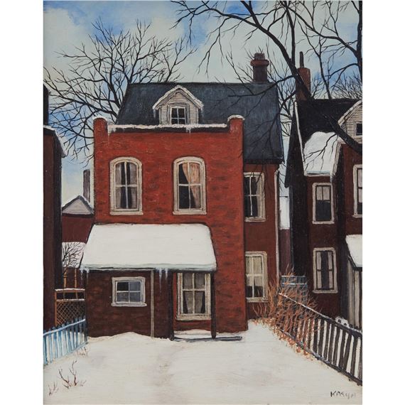 John Kasyn | 2008), BACK YARD ON BALDWIN ST. (12) | MutualArt