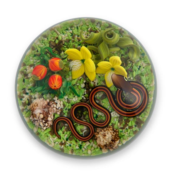 Gordon Smith | GORDON SMITH (B. 1959) SNAKE AND FLOWERS GLASS ...