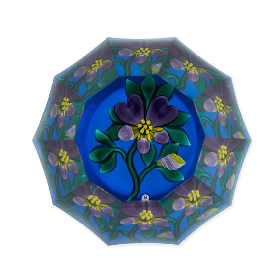 Bob Banford | BOB BANFORD FACETED CONE PAPERWEIGHT (Late 20th Century ...