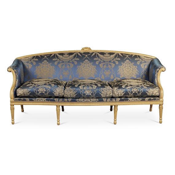 John Linnell | A George III Settee (Circa 1780) | MutualArt