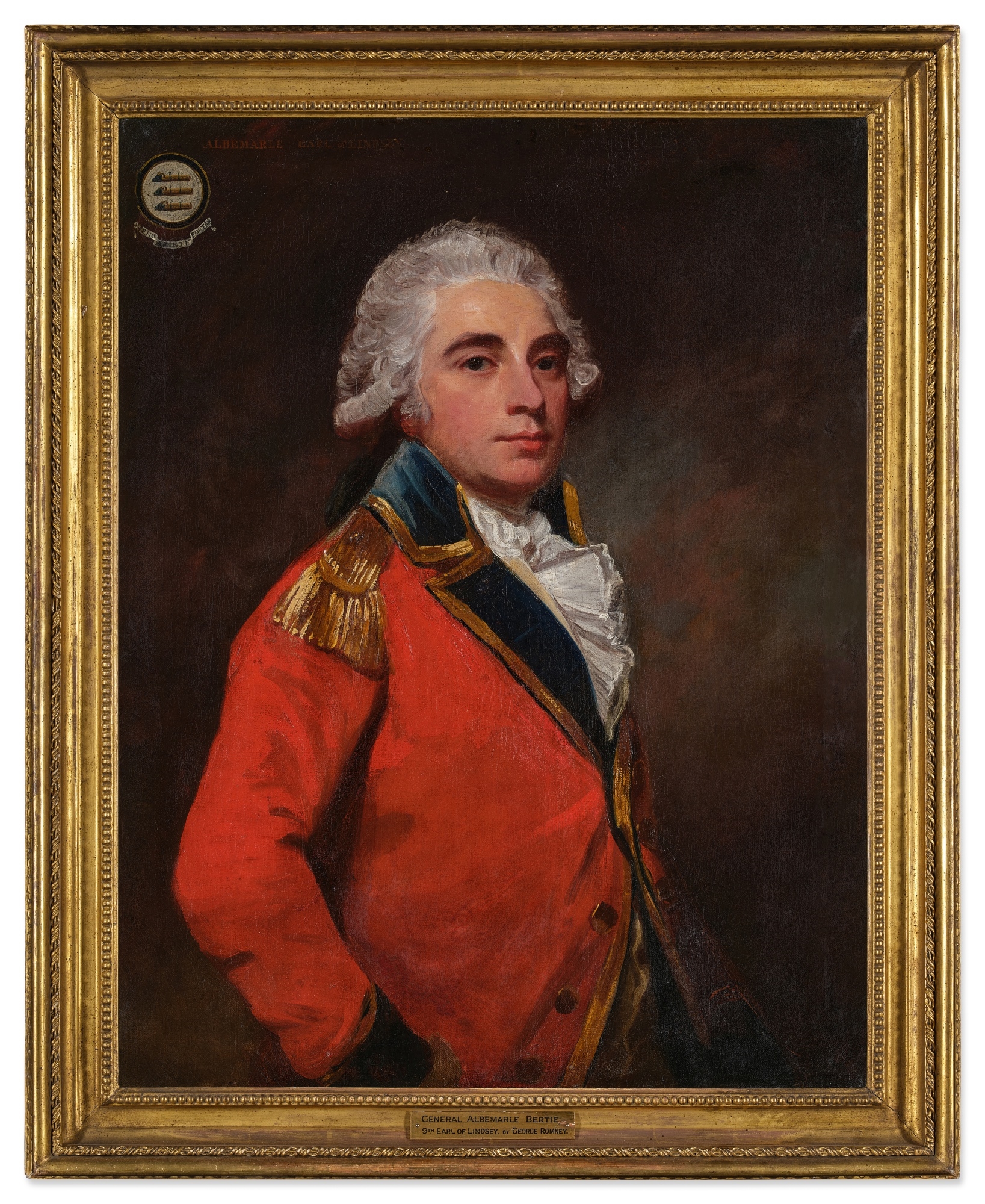 George Romney | Portrait of Colonel Albemarle Bertie, 9th Earl of ...