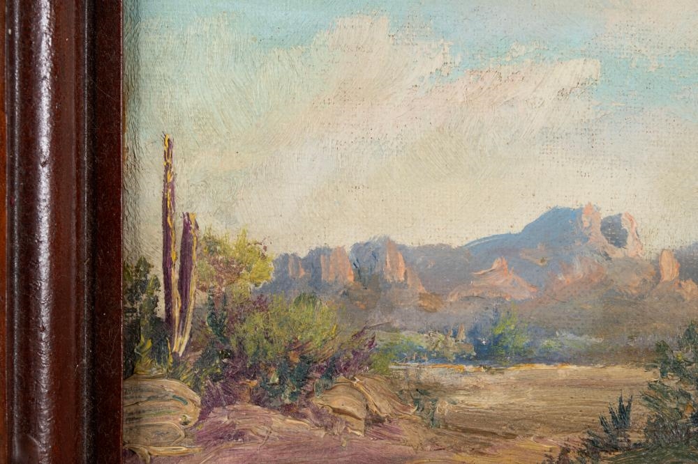 A. D. Macintyre | Two Desert Landscapes | MutualArt