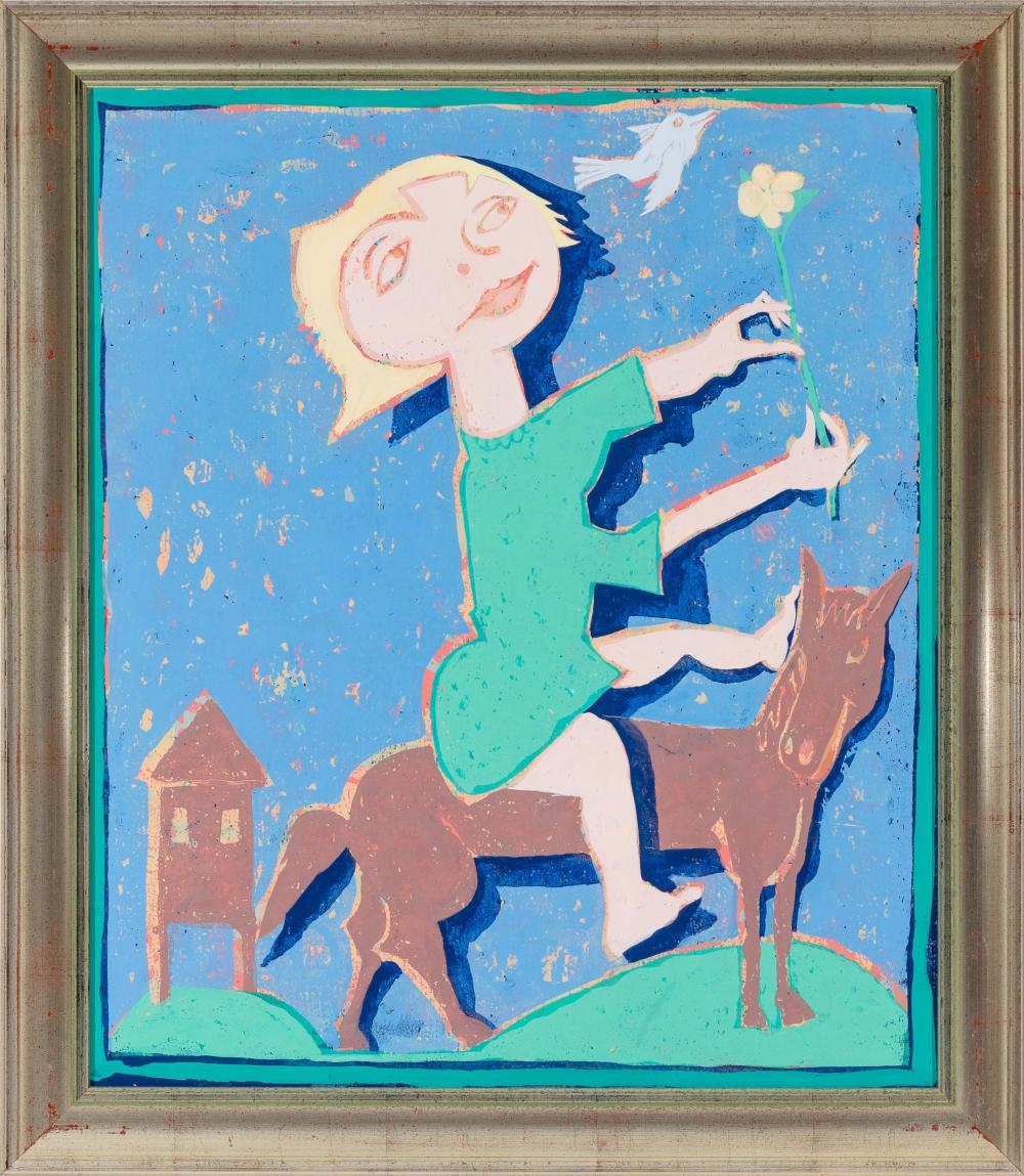 Andrew Sibley | Grand-daughter and Pony | MutualArt