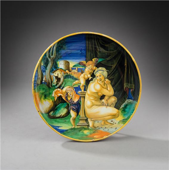 Francesco Xanto Avelli | Istoriato Plate with Venus and Cupid (Circa ...