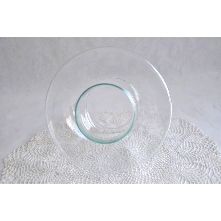 Dansk | Dansk 1970s Blue White Hurricane Lamp (1970s) | MutualArt
