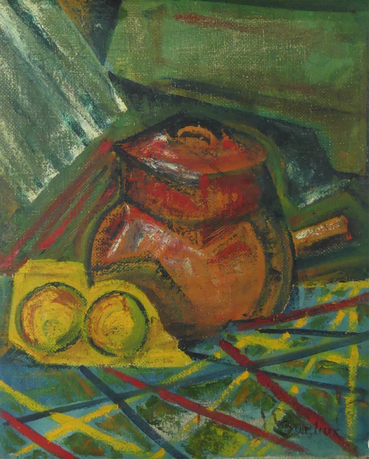 David Burliuk | STILL LIFE WITH LEMONS | MutualArt