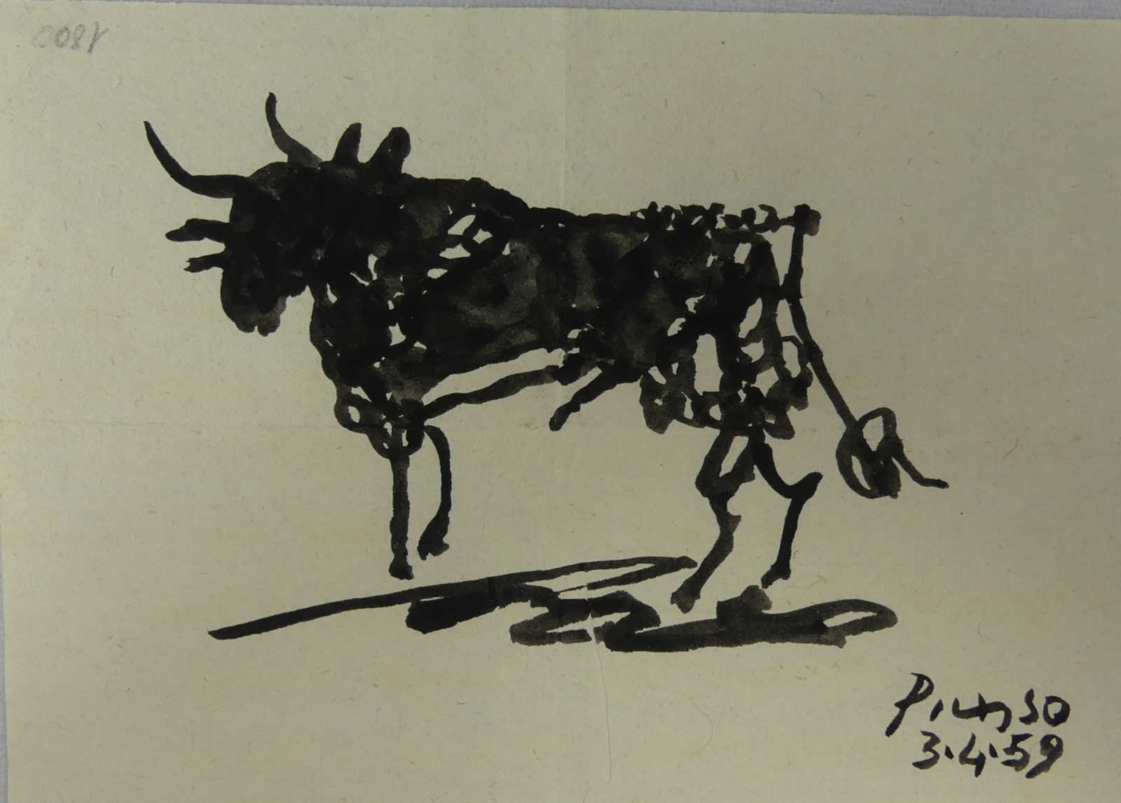 Pablo Picasso | Manner of Pablo Picasso ink drawing on paper depicting ...