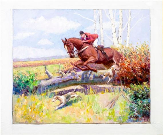 Simon Chan | Hunting Scene | MutualArt