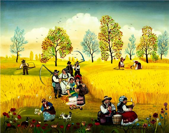 Edith Simon | Harvesting | MutualArt