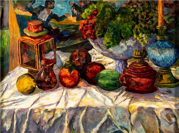Zafiroglu | Tabletop Still Life with Fruit | MutualArt