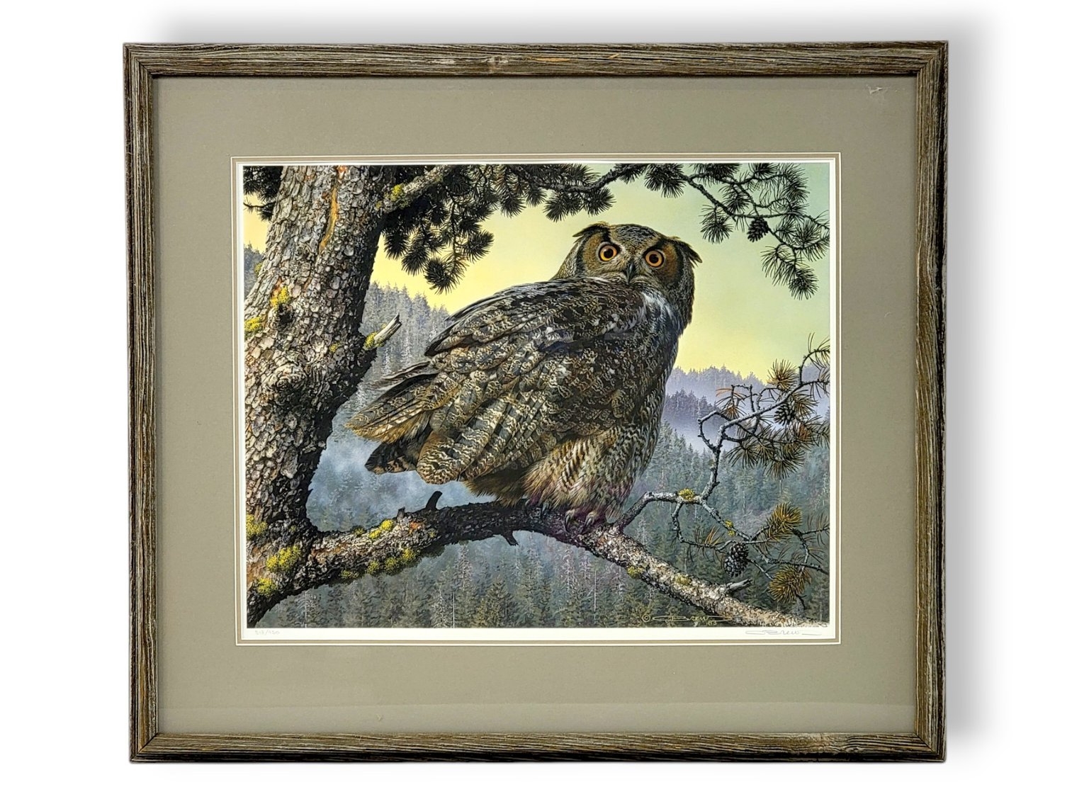 Carl Brenders | Silent Hunter - Great Horned Owl | MutualArt