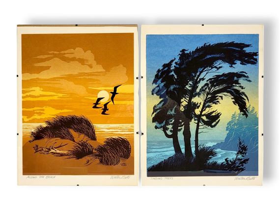 Walton Butts | Along The Beach;Singing Trees | MutualArt