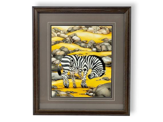 Mary Croxton | Zebras | MutualArt
