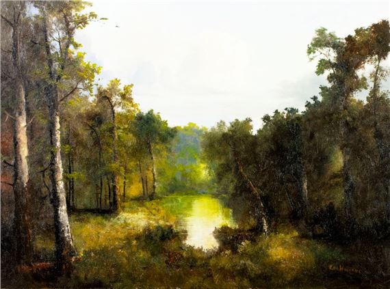 Ron Williams | Forest Lake Landscape | MutualArt