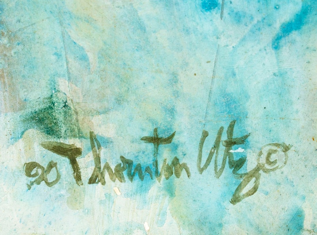 Thornton Utz | Portrait of Grandmother and Boy | MutualArt