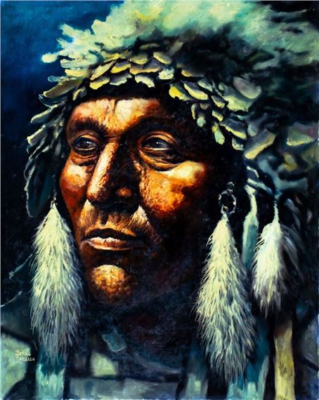 Jorge Tarallo | Portrait of Indian Man | MutualArt