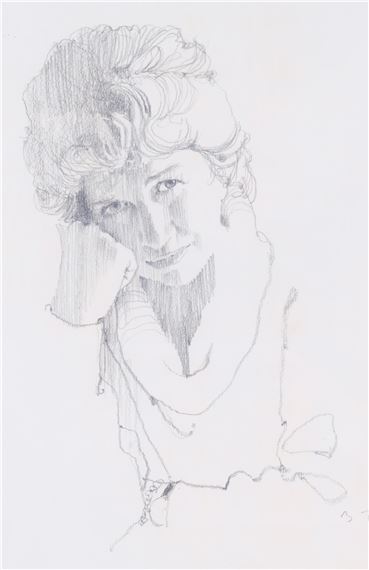Bernie Fuchs | portrait of a woman (1984) | MutualArt