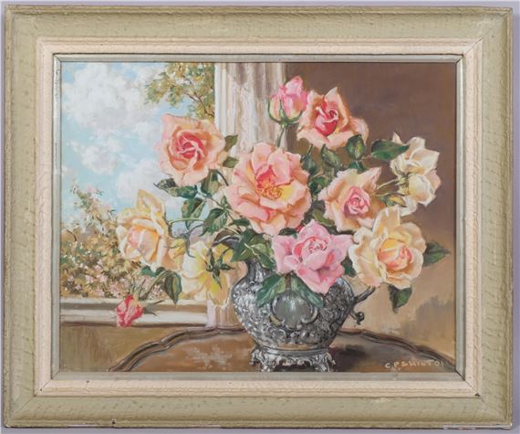 Claude Shilton | still life roses | MutualArt