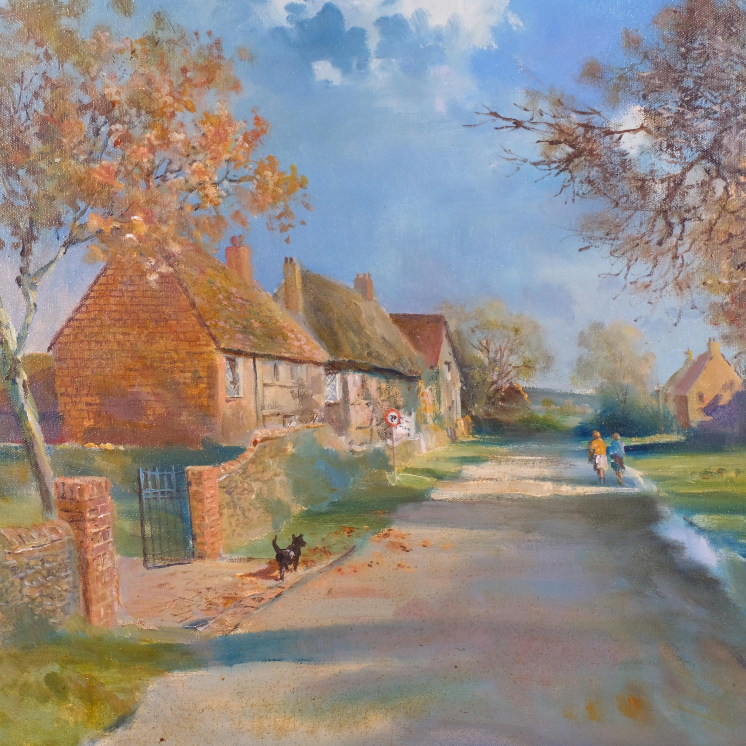 Norman Dinnage | a country lane Wilmington Sussex | MutualArt