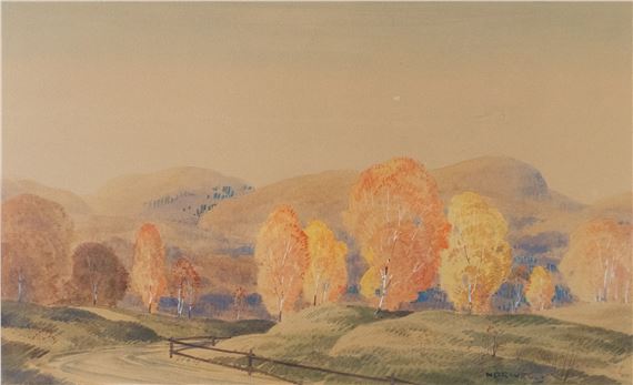 Graham Norwell | Fall landscape | MutualArt