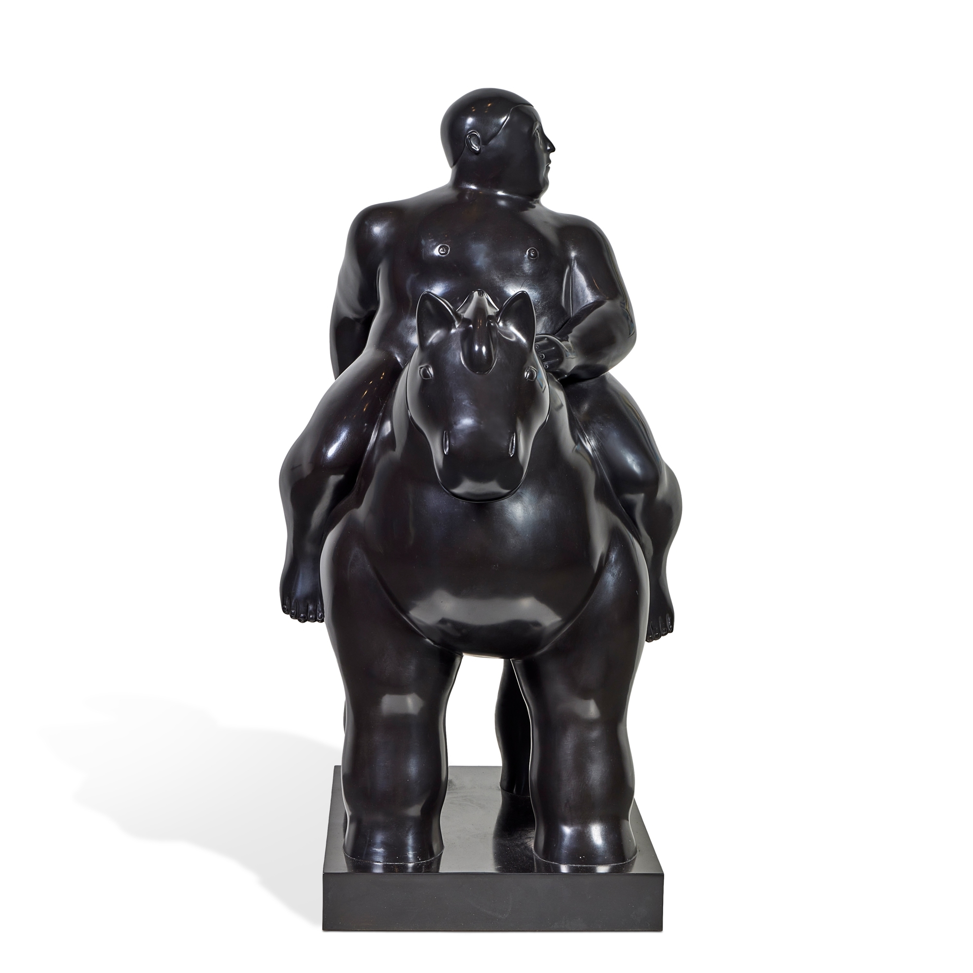 Fernando Botero | Man on Horse (2010) | MutualArt