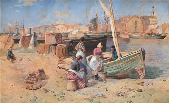 Hector Caffieri | A QUIET AFTERNOON, POOLE HARBOUR | MutualArt