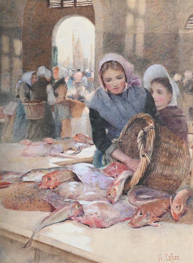 Hector Caffieri | THE FISH MARKET BOULOGNE | MutualArt