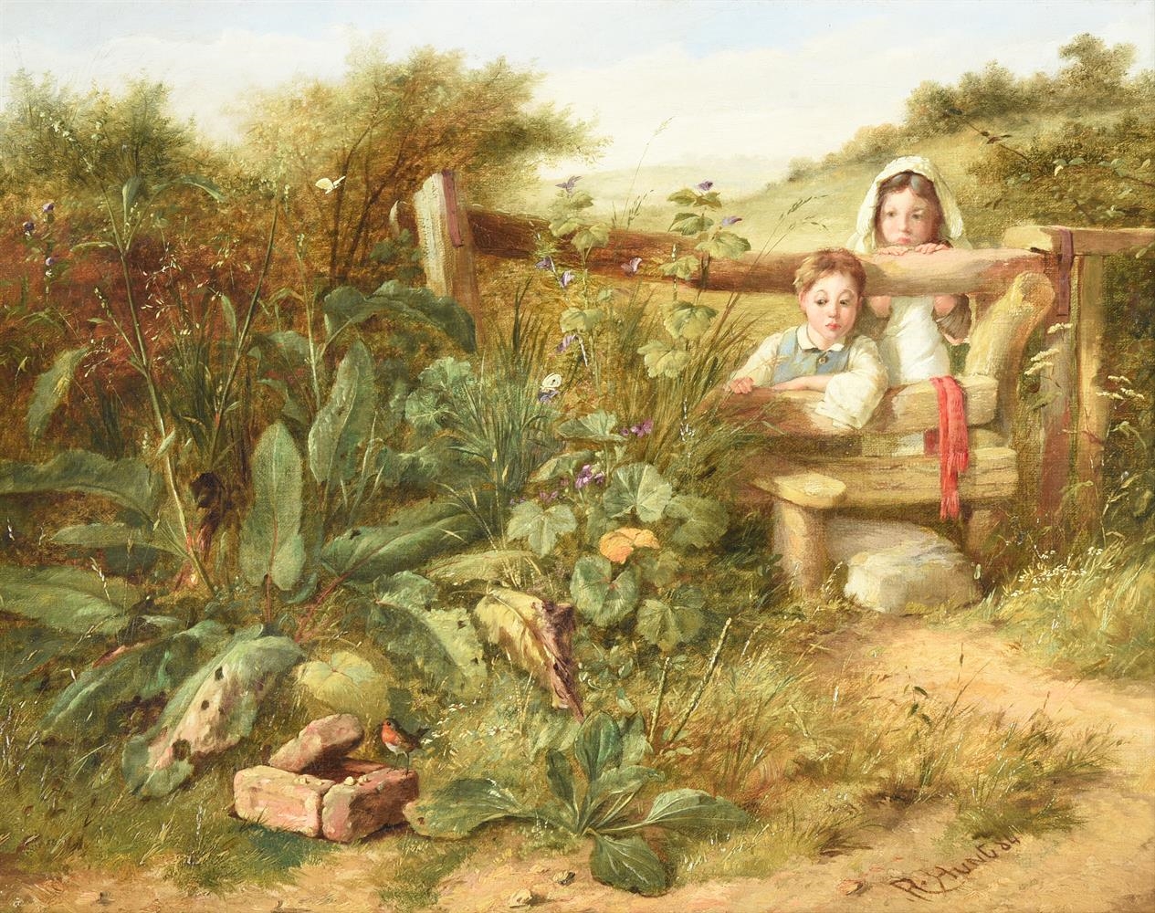 Reuben Hunt | CHILDREN AT PLAY (84) | MutualArt