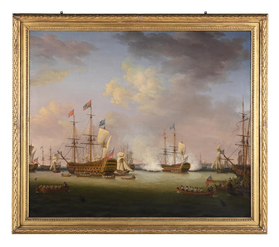 Richard Paton | THE REVIEW OF THE BRITISH FLEET AT SPITHEAD BY KING ...
