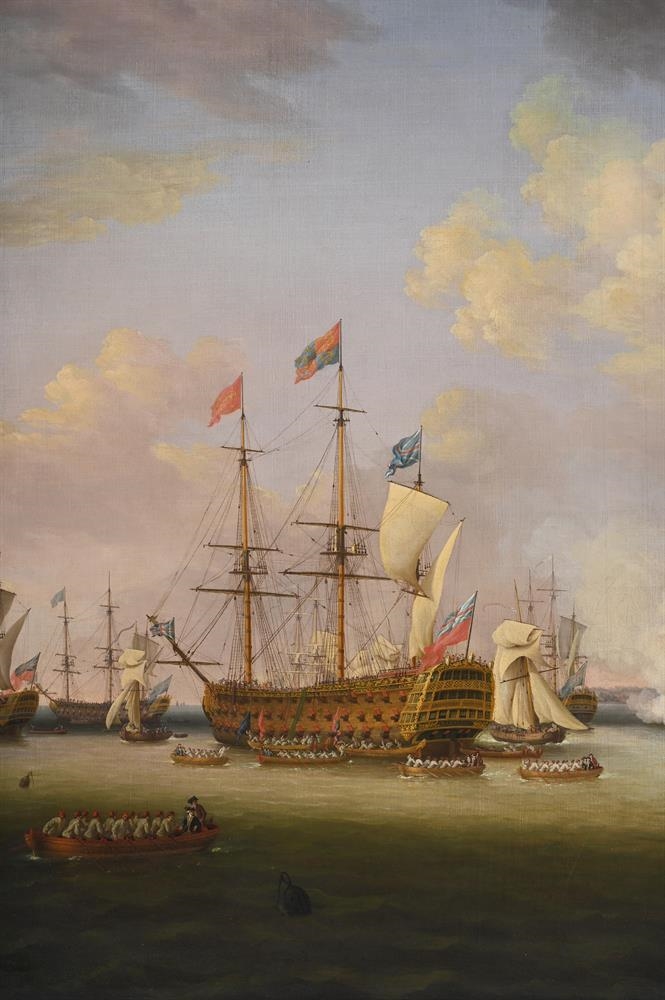 Richard Paton | THE REVIEW OF THE BRITISH FLEET AT SPITHEAD BY KING ...