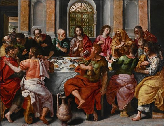 Maerten de Vos | THE LAST SUPPER (1558 - 1590) | MutualArt